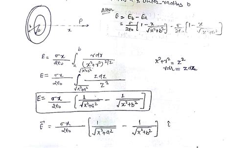 An Annular Disc Has Inner And Outer Radius R And R Respectively Charge Is Uniformly
