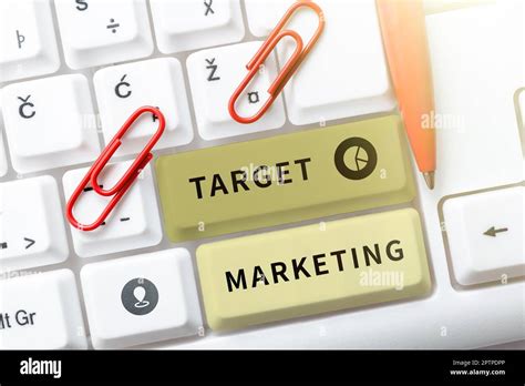 Conceptual Display Target Marketing Business Idea Market Segmentation