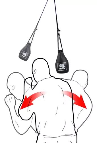 Boxing Slip Bag Boxing Dodge Hide Speed Bag Maize Ball Lea Color