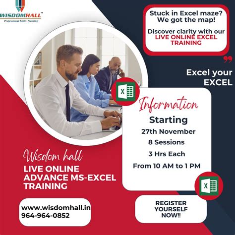 wisdom hall advance excel training on linkedin excelmastery onlinelearning