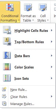 Conditional Formatting Excel Color Code Cells In Excel