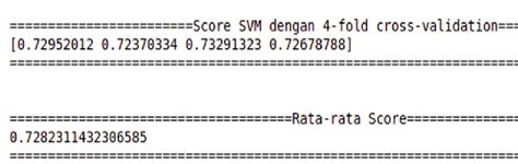 Svm Classification With 4 Fold Cross Validation Download Scientific Diagram