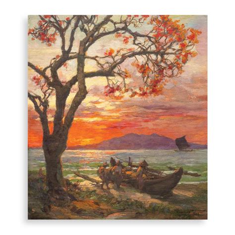 At Auction Fernando C Amorsolo Fernando Amorsolo 1892 1972 Seascape