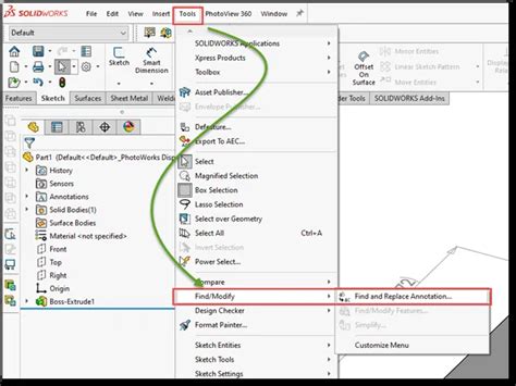 Find And Replace Annotation Solidworks Utilities Goengineer