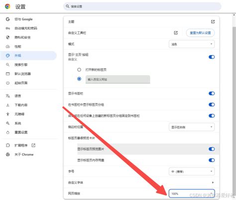如何在谷歌浏览器中调整网页缩放 谷歌浏览器缩放比例怎么设置 csdn博客
