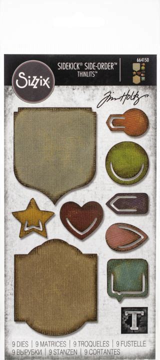 Sizzix Sidekick Side Order Thinlits Dies Noted Lazada Ph