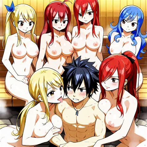Rule 34 Ai Generated Erza Scarlet Fairy Tail Gray Fullbuster Harem Juvia Lockser Lucy