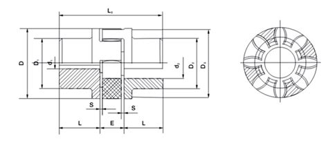 Xl Flexible Jaw Coupling Flexible Coupling
