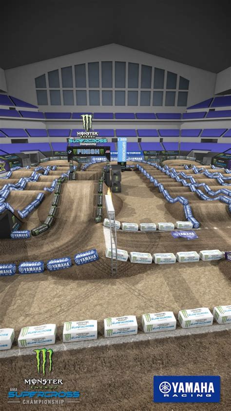 2026 Arlington Supercross Track Map