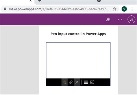 Pen Input Control In Power Apps