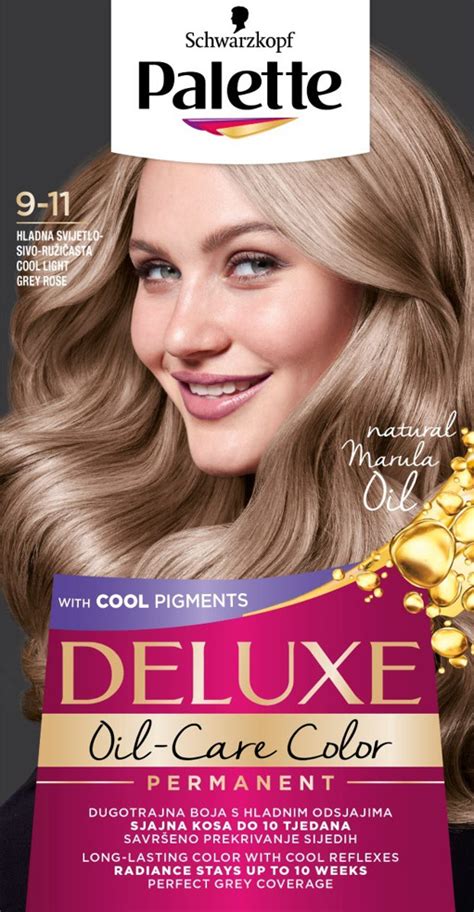 Schwarzkopf Palette Colore Per Capelli Deluxe 9 11 Cool Light Grey