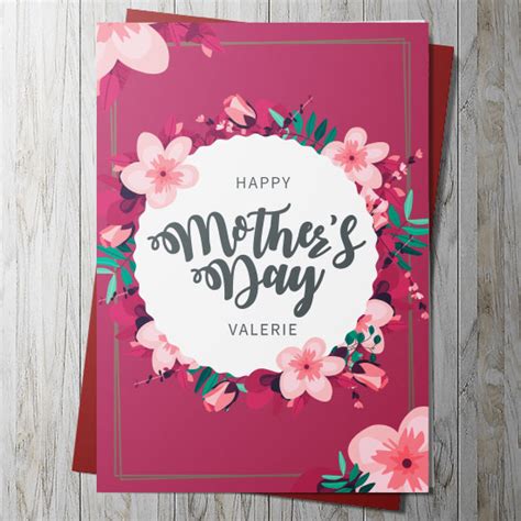 Mothers Day Card Personalised Mothers Day Card