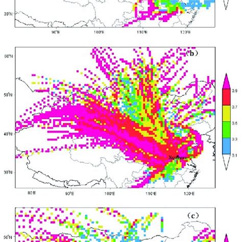 Pscf Maps Of Ebc In Xuzhou For The A Entire Year B Heating Season