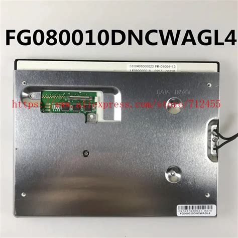 Fg080010dncwagl4 8inch Industrial Display Lcd Screen