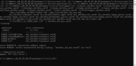 Iwr1642 Sbl By Can Sensors Forum Sensors Ti E2e Support Forums