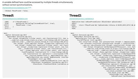 Potential Data Race On Fhavepruned Flag · Issue 21627 · Bitcoin