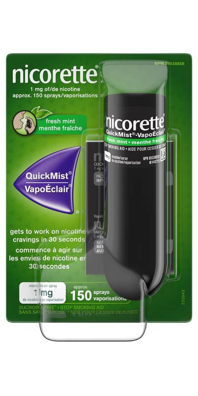 Buy Nicorette Quickmist Mouth Spray At Well Ca Free Shipping 35 In Canada