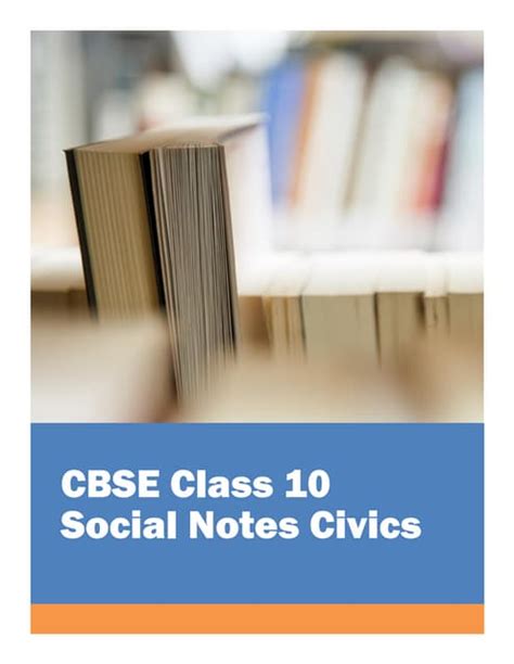 Cbse Class 10 Social Science Civics Notes Pdf