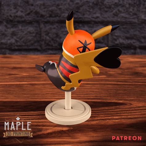 Pikachu Libre Pokemon 3d Model By Maple 3d Printing On Thangs