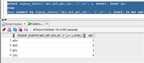 Sql Connect By With Regular Expression How Does This Query Work Stack Overflow