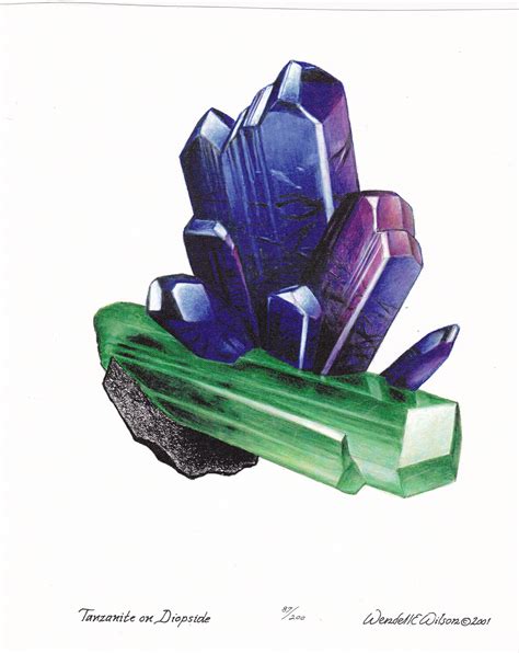 Art Print By Wendell Wilson The Dream Tanzanite