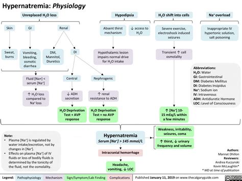Hypernatremia Physiology Calgary Guide