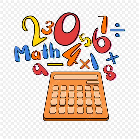 수학 일러스트 클립 아트 만화 계산기 기호 수학 수학 클립 아트 계산자 Png 일러스트 및 Psd 이미지 무료 다운로드 Pngtree