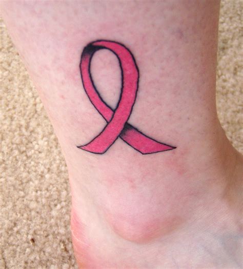 27 Breast Cancer Ribbon Tattoo Design
