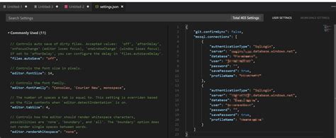 Connections In User Settings Not Available · Issue 897 · Microsoftvscode Mssql · Github