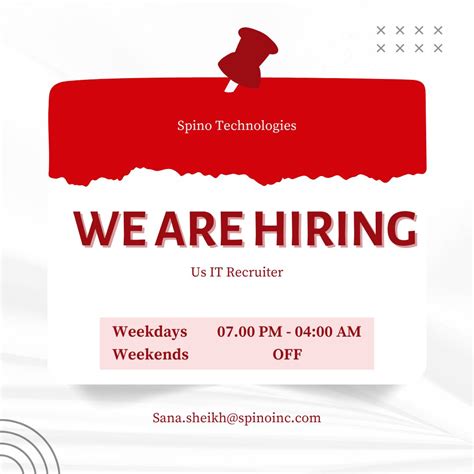 Wearehiring Itrecruiter Usitrecruiter Usitrecruiter Usitrecruiter Sana Sheikh