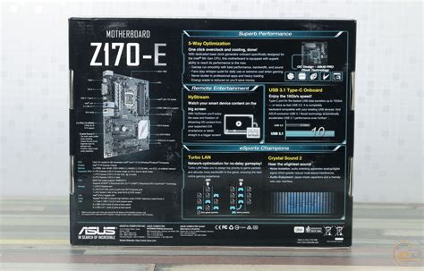 Обзор и тестирование материнской платы ASUS Z170-E GECID.com. Страница 1