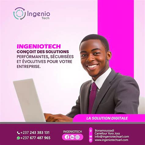 Ingenio 💻 Votre Vision Notre Technologie Des Solutions