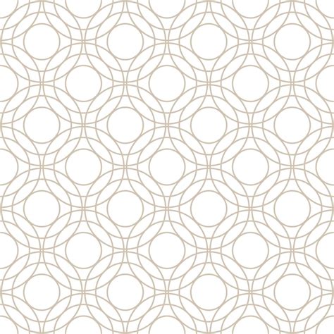 premium vector beige round seamless pattern thin line background