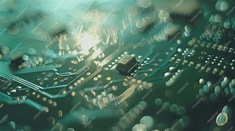 Premium Photo Symphony Of Silicon A Closeup Exploration Of A Computer Circuit Board