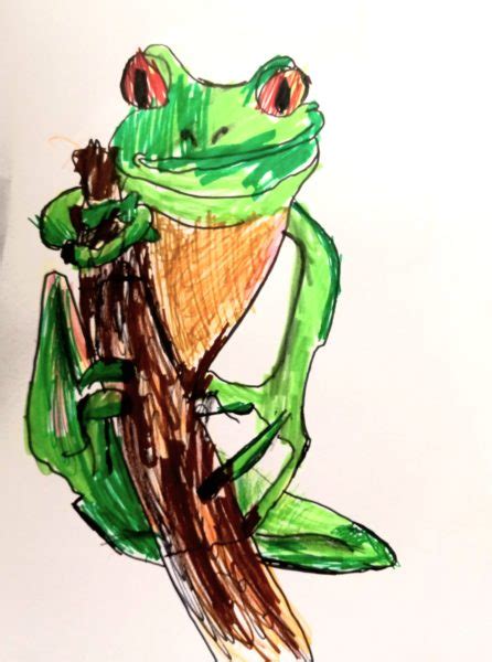 Draw A Tree Frog Sparketh
