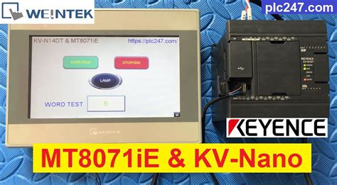 Keyence Kv Nano And Mt8071ie Connection Tutorial