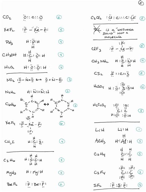 Lewis Structure Practice Worksheet Proworksheet