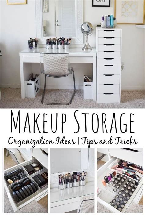 Makeup Storage And Organization Ideas Makeup Storage Organization Makeup Room Decor Makeup