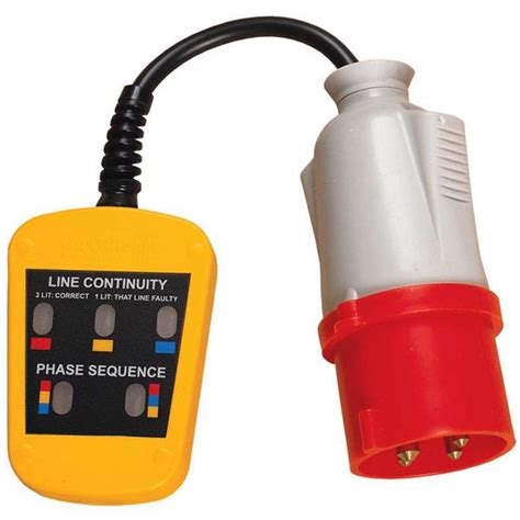 Martindale 3 Phase Industrial Check Plug Wphase Rotation Available