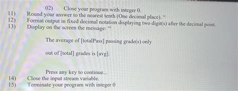 Solved Requirements Implement In C The Algorithm Solution