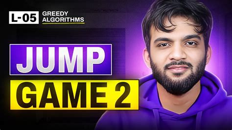 L5 Jump Game Ii Greedy Algorithm Playlist Youtube
