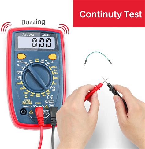 Mua Astroai Multimeter Tester 2000 Counts Digital Multimeter With Dc Ac Voltmeter And Ohm Volt