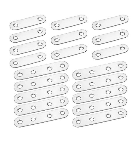 Flat Corner Brace Straight Brackets Stainless Steel Joining Mending