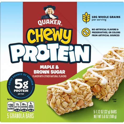 Chewy Protein Granola Bars Quaker Oats