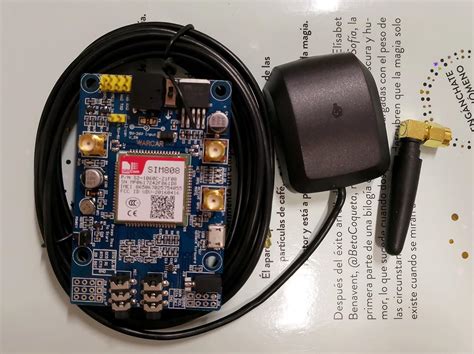 Tecnoiot Sim808 Module Gsm Gprs Gps Development Board Ipx Sma With Gps Gsm Antenna Bigamart