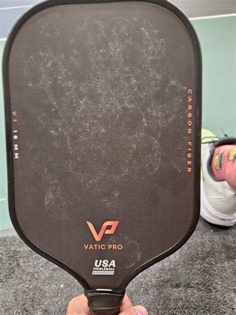 Ball Hit Pattern On A Fresh Racket R Pickleball