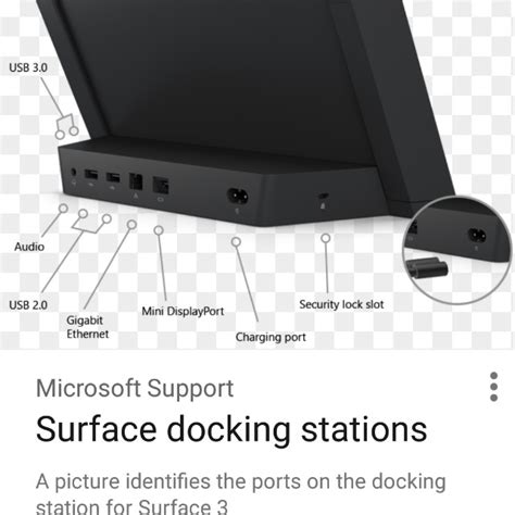 Microsoft Surface 3 Not Surface Pro 3docking Station Computers