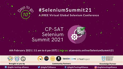 10 Days To Go For Agile Testing Alliance