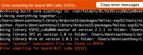 Heltec Wifikitseries Arduino Development Framework Not Working On Macos Heltec Automation