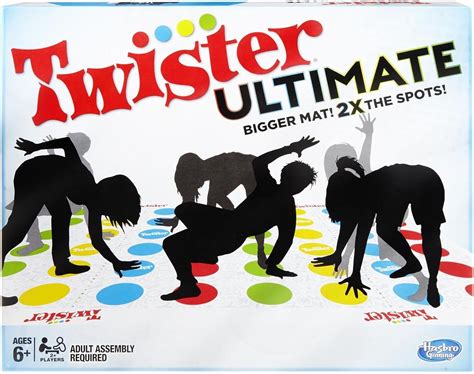 Hasbro Gaming Twister Ultimate Bigger Mat More Colored